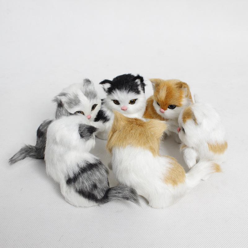 Buy Simulation Cat Children's Plush Toy Simulation Animal Model ...