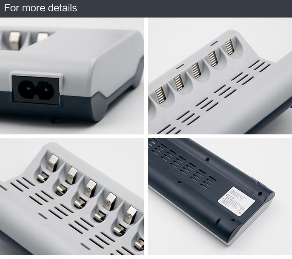 Buy ON 8 Slots Charger AA / AAA Ni-MH / Ni-Cd Batteries Rechargeable ...