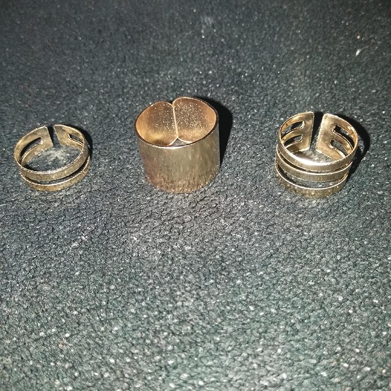 3pcs/set Accessories Finger Knuckle Open Rings Party Adjustable Wedding ...