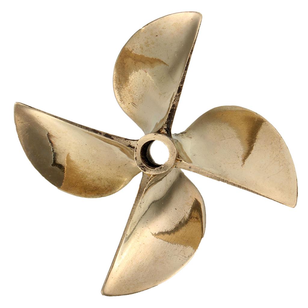 Buy 6717 4 Blade LH Copper Prop Propeller Dia 61mm P1.7 For 6mm Shaft ...