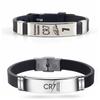 Buy Football Player Ronaldo Bracelet Stainless Steel CR7 Engraved ...
