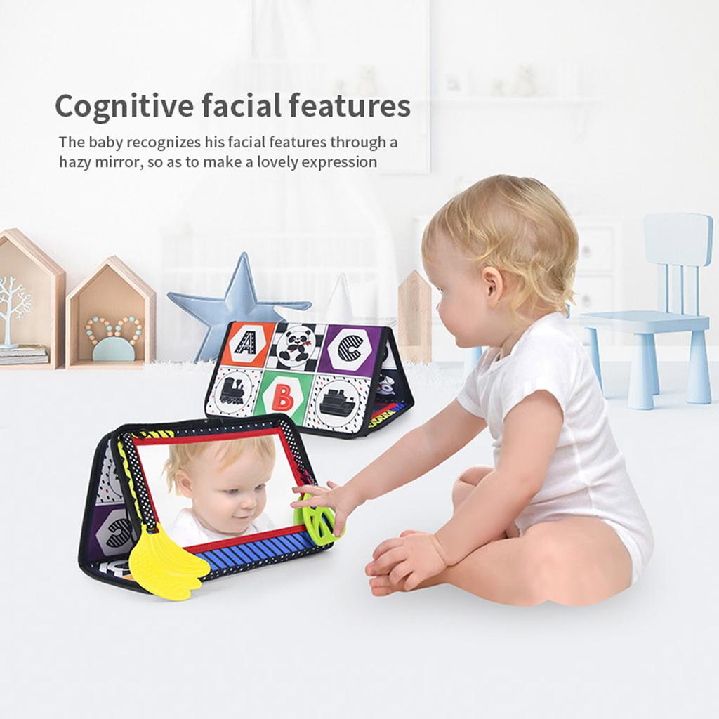 Buy Haha Mirror Cloth Book Young Baby Puzzl Cloth Book To Stimulate ...
