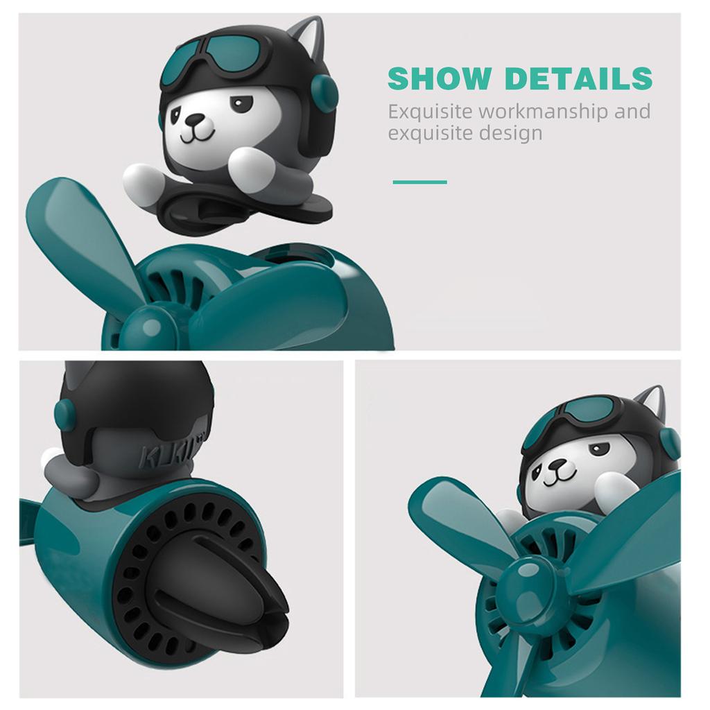 Cheap Car Fresheners Aromatherapy Aroma Ornament Kawaii Pilot Dog Bear ...