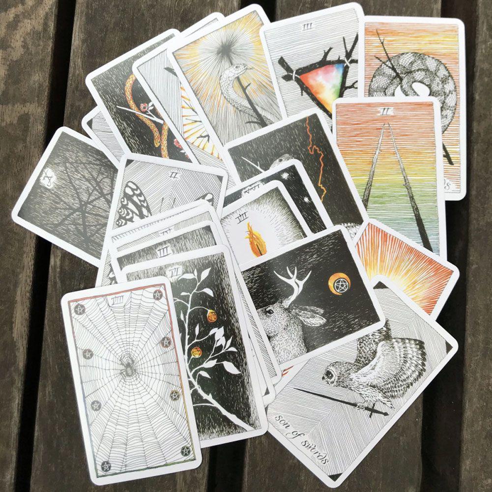 Wild Unknown Tarot Deck Rider-Waite 78pcs Oracle Set Fortune Anlatım ...