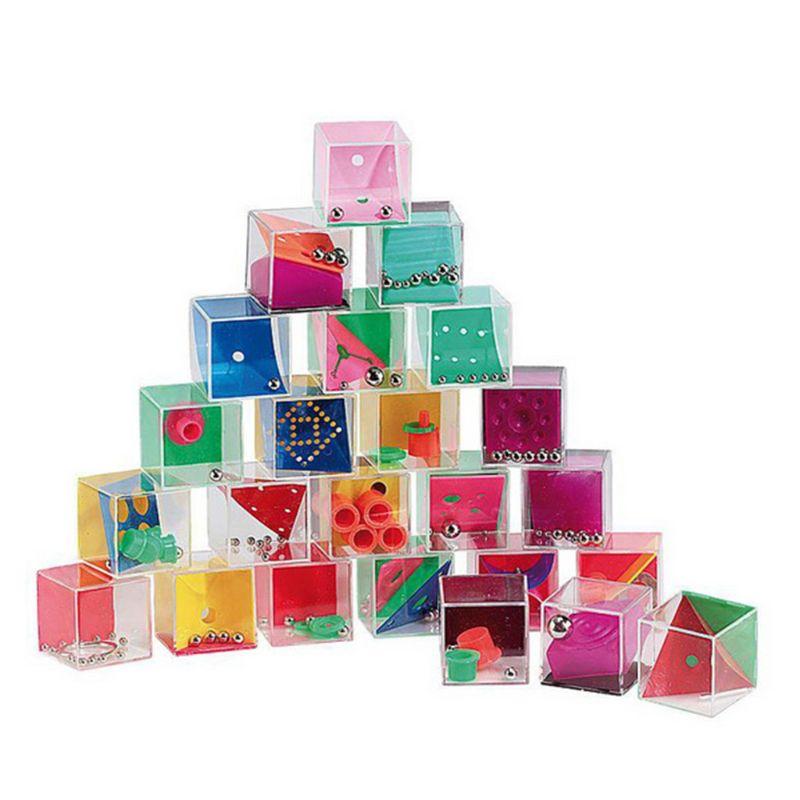 Buy 24Pcs Decompression Puzzle Toy Gravity Balance Bead Set Mini ...