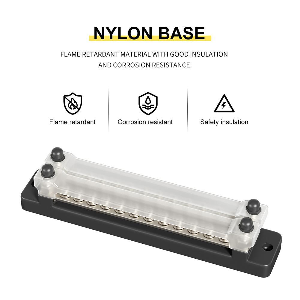 Buy Yacht Double-row 12-way Busbar 150A High-current Busbar 12-48V ...