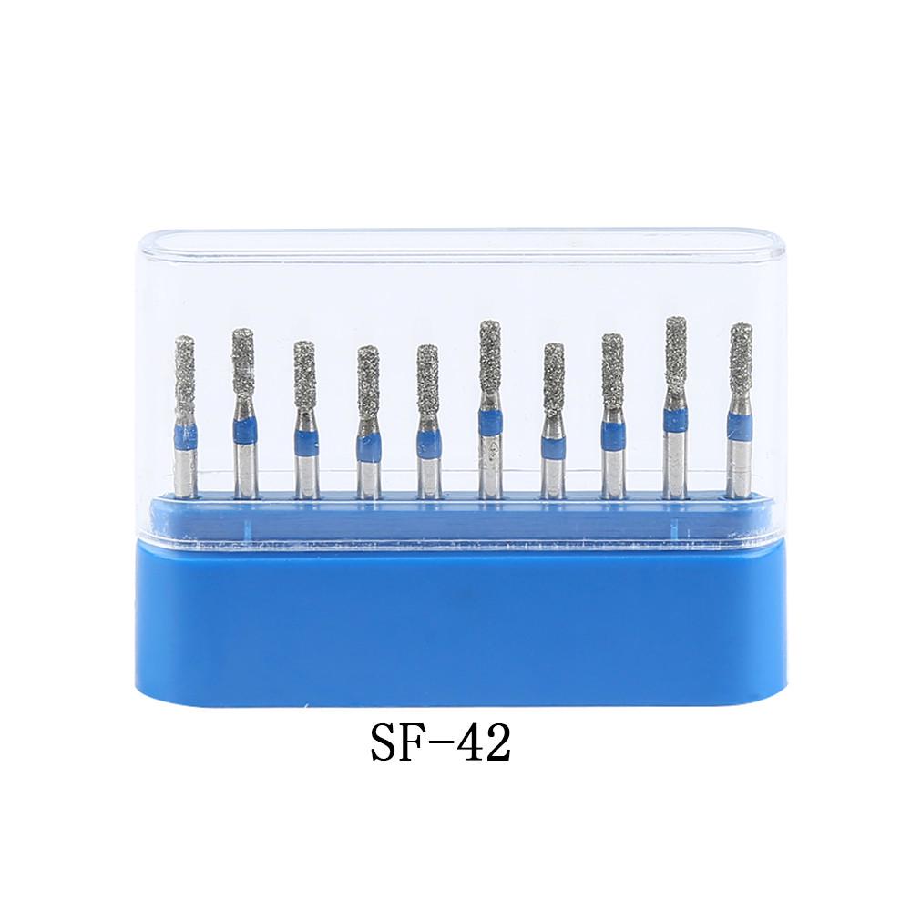 Buy High Speed Electric SF Series Diamond Burs 10 Pcs Dental Polishing ...