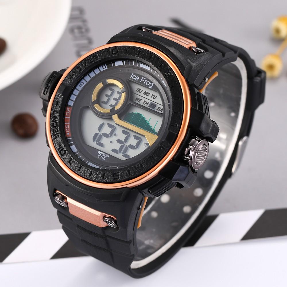 Buy Multi-Function 10M Waterproof Watch Digital Double Action Watch at ...