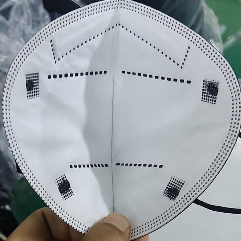 50pcs 5-layer Protective Face Mask Respiratory Dustproof Antibacterial ...