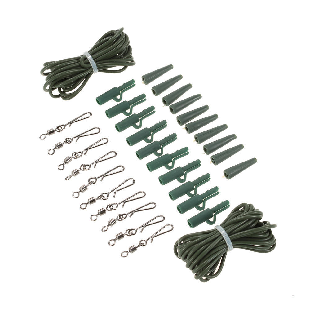 Buy 32pc Quick Change Swivels Carp Safety Lead Weights Clips Fishing ...