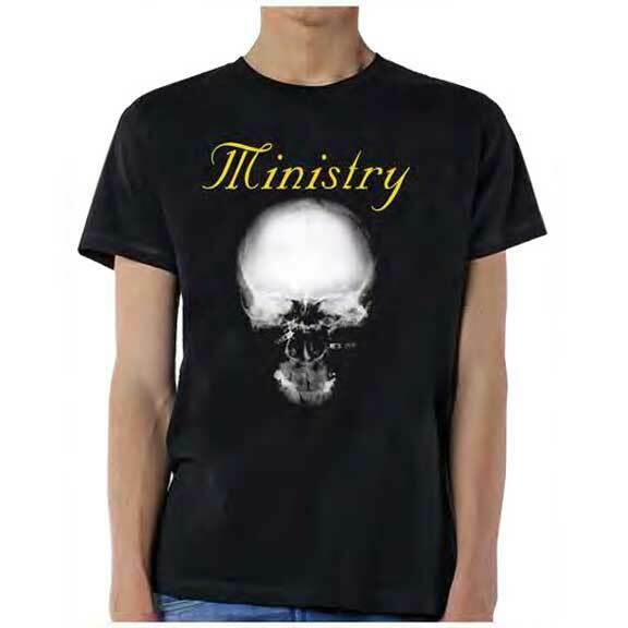 Buy Ministry Mind Skull M L Xl Black Vintage T Shirt Black Cotton Men S ...