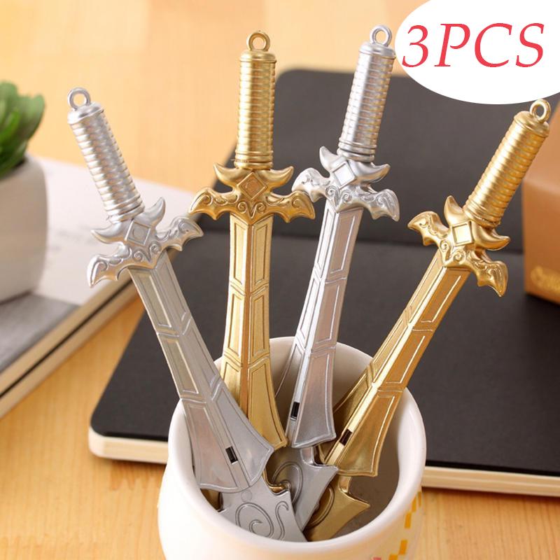 Buy Creative Stationery 2PCS Realistic Sword Gel Pen Student Toys ...