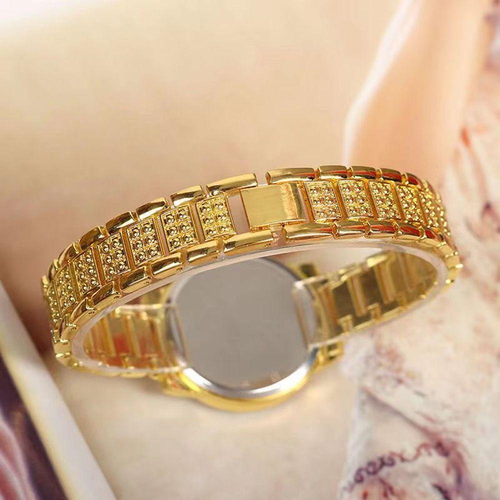 Cheap Number Dial For Girls Alloy Band Diamond Women Crystal Watches ...