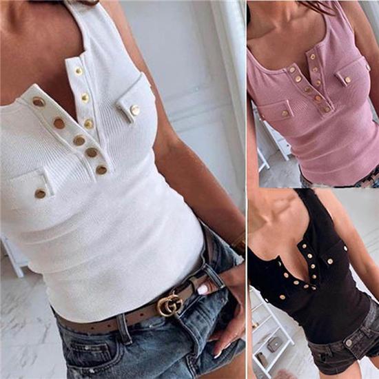 Buy Women's V-Neck T-Shirt Low-Cut Tops Costume Fashion Summer Shirt at ...