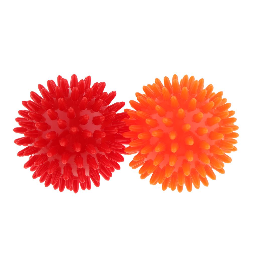 Buy Hand Massage Ball Body Spiky Trigger Point Acupuncture Red Organge ...