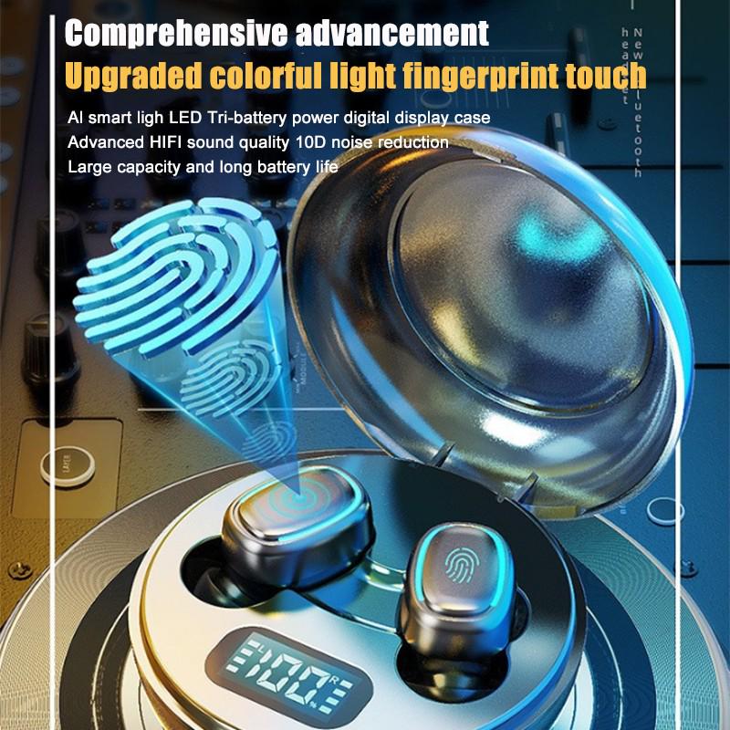 Buy LED Display Wireless Earphone Bluetooth 5.0 Earbuds Mini Sport ...