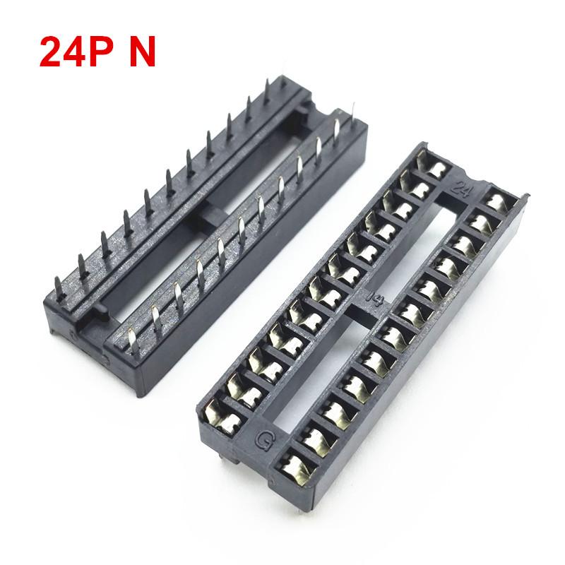 Buy 20pcs IC Seat 6 8 14 16 20 24 28 32 40 Pin 2.54 mm PIN Pitch MCU ...