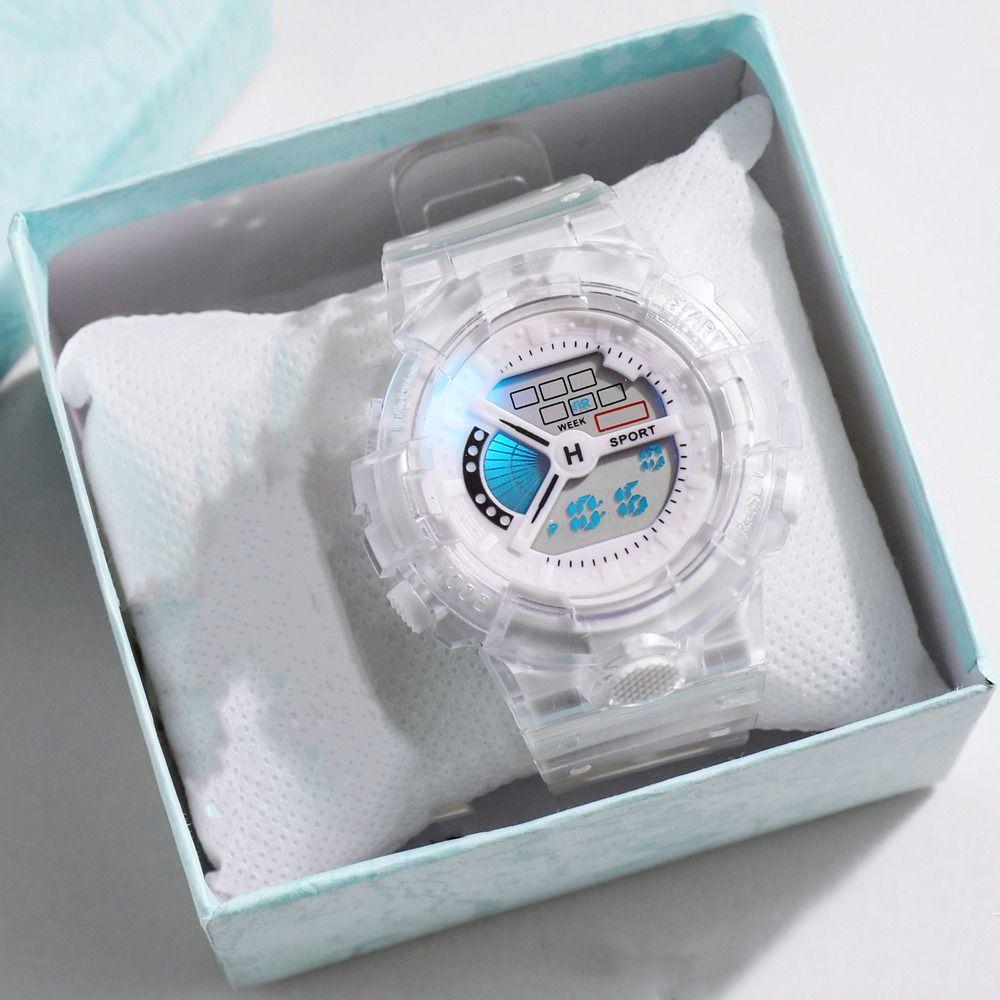 Cheap Waterproof Gradient Electronic Watches LED Digital Watches Sports ...