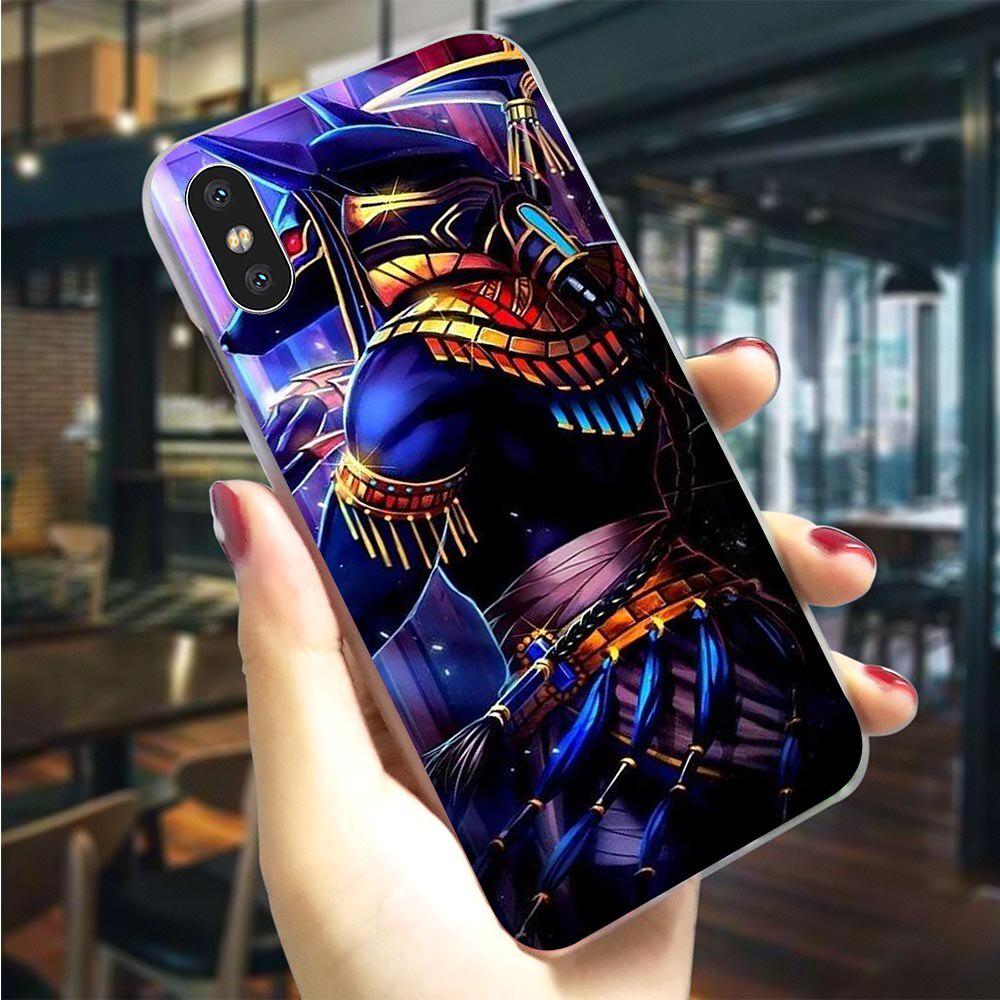 Egypt Anubis Plastic Hard Phone Cover for iPhone 6S Case 8 XR X 7 Plus ...