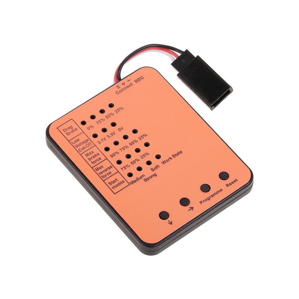 SURPASS HOBBY Programming Program Card for Brushed ESC 1/10 Traxxas HPI ...