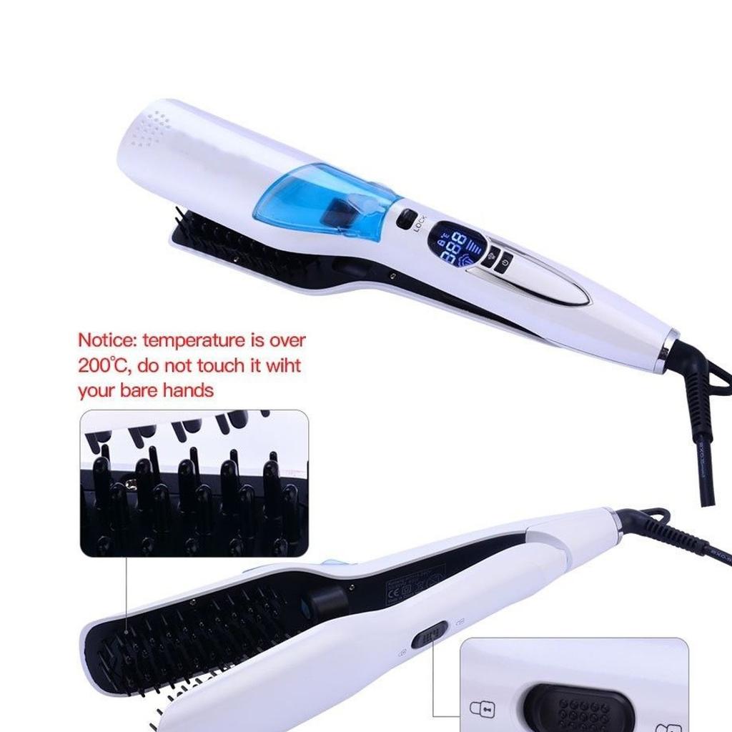 Buy 65W LCD Steam Hair Straightener Dry and Wet Use Cause No Damage ...