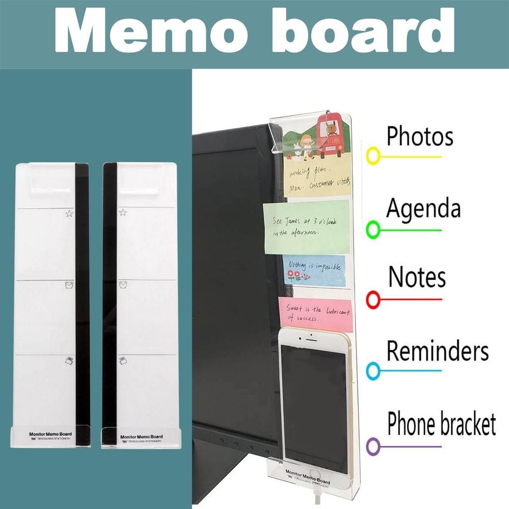 Buy New Computer Monitor Screen Memo Board Pads Side Panel Sticky ...