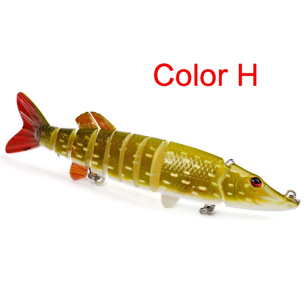 Buy Artificial Fishing Lure Bait 3D Eyes 2 Hooks Fish Lures at ...