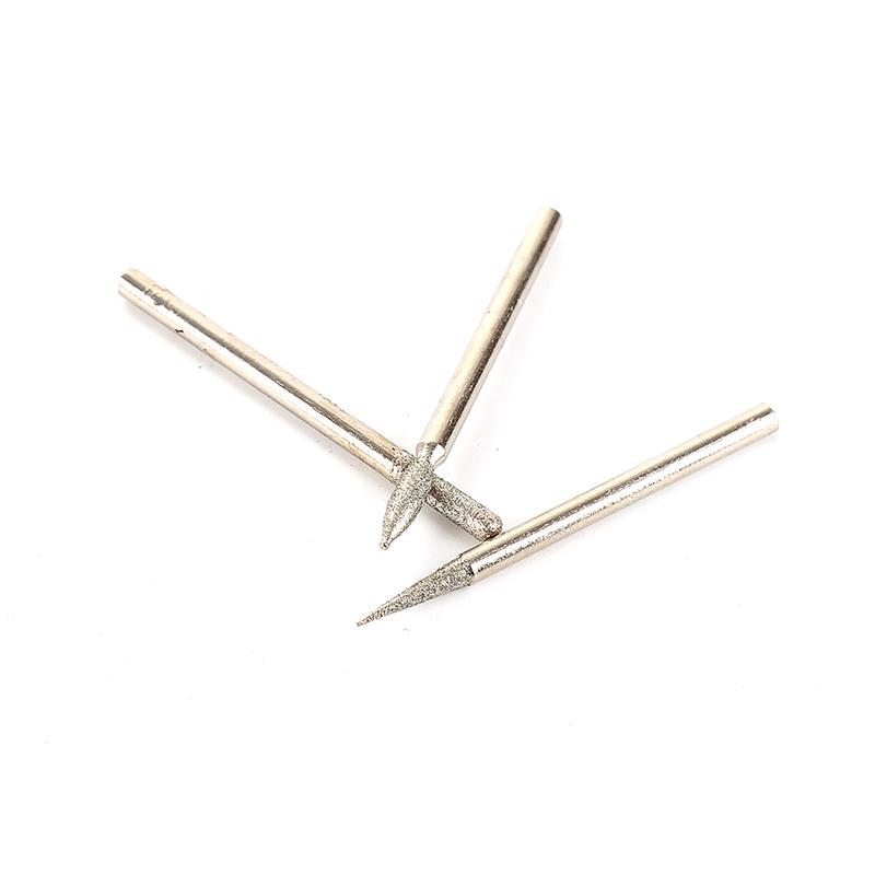 Buy Diamond Point Burr Bits Needle Engraving Tip for Rotary Tool Drill ...