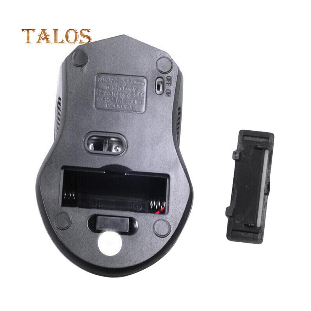 TALOS Electronic 2.4GHz 4 Key Adjustable 1600DPI Optical Wireless Mouse ...