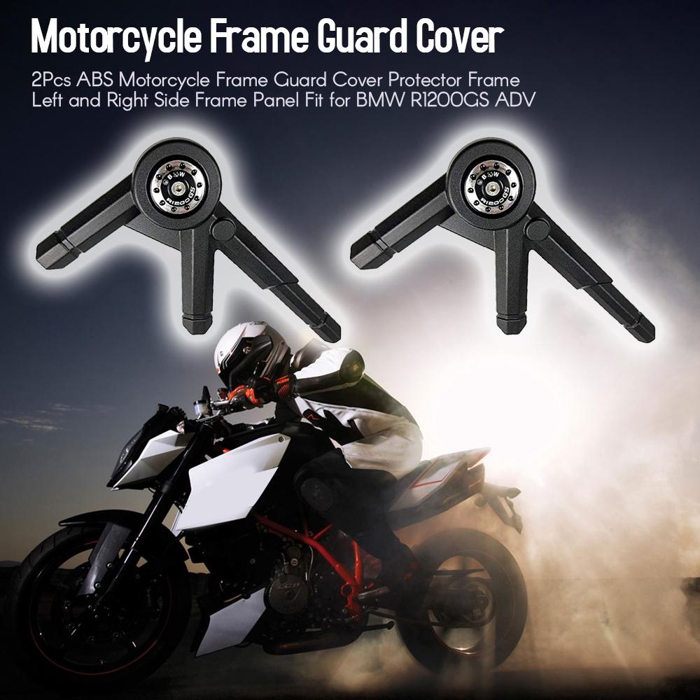 Buy 2Pcs ABS Motorcycle Frame Guard Cover Protector Frame Left and ...