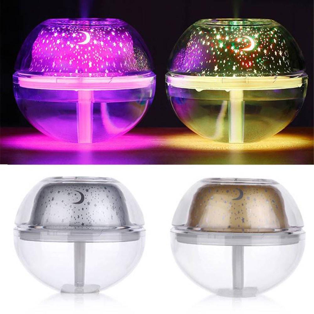 Buy Aominuo USB Colorful LED Projector Light Humidifier Crystal ...