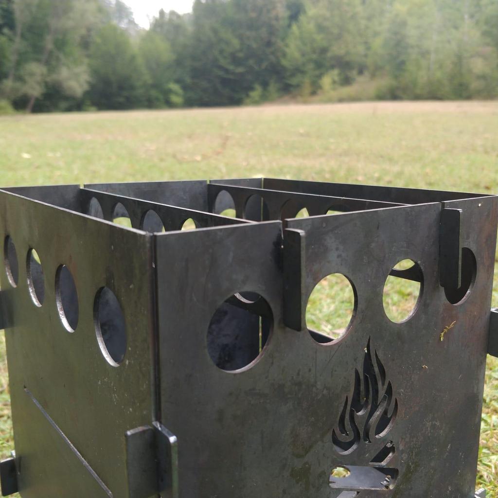 Buy XLarge Size Maxi Fire Box Camping Stove With Carrying Case Multi ...