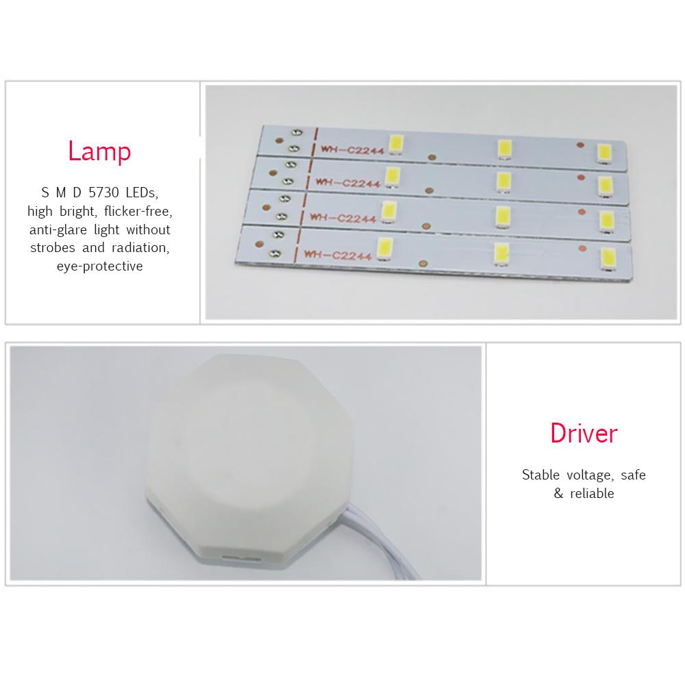 Buy AC175-265V 24W 48 LED 1800LM Ceiling Light Octopus Lamp Warm White ...