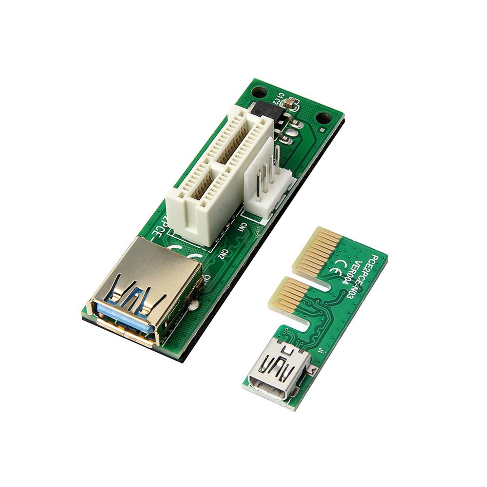 Cheap Mini PCIE X1 Extension Cable PCIE 1X Expansion Riser Card 90Right ...