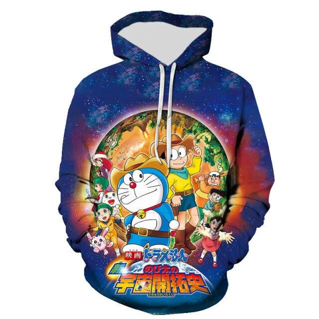 Kjøp New Doraemon Fashion Hoodies Cool Men Women Children Sweatshirts ...