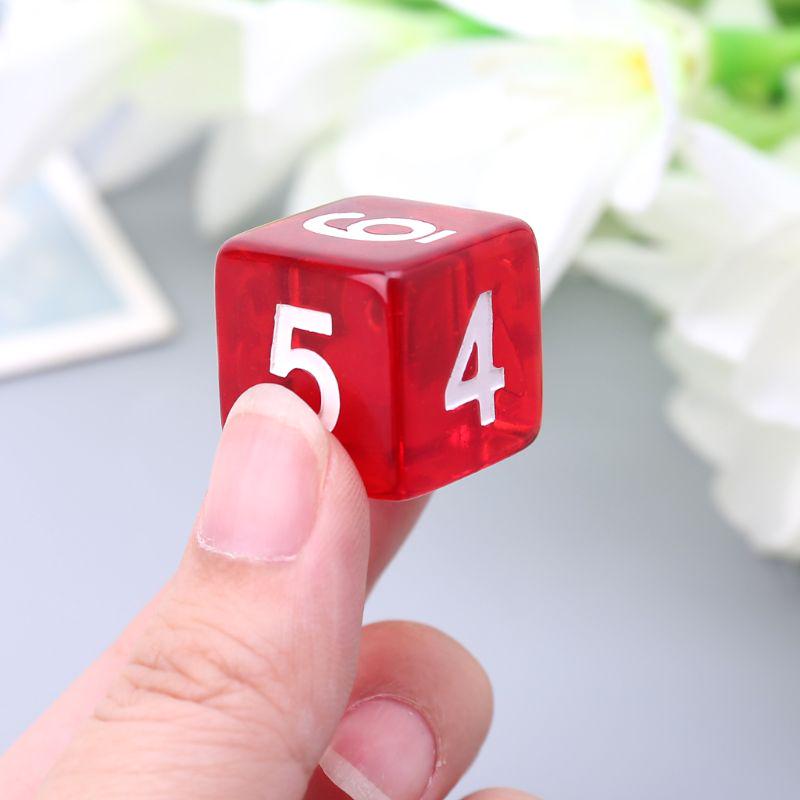 Buy New 2pcs Six Sided Polyhedral Dice Beads Numbers Square Edged for ...