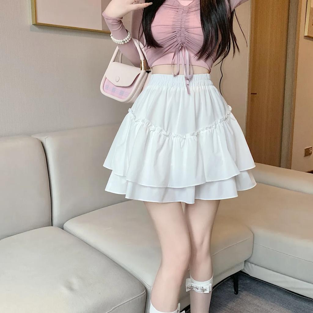 Купити Міні спідниці Kawaii Жінки в стилі Печворк Літо Мила Мила