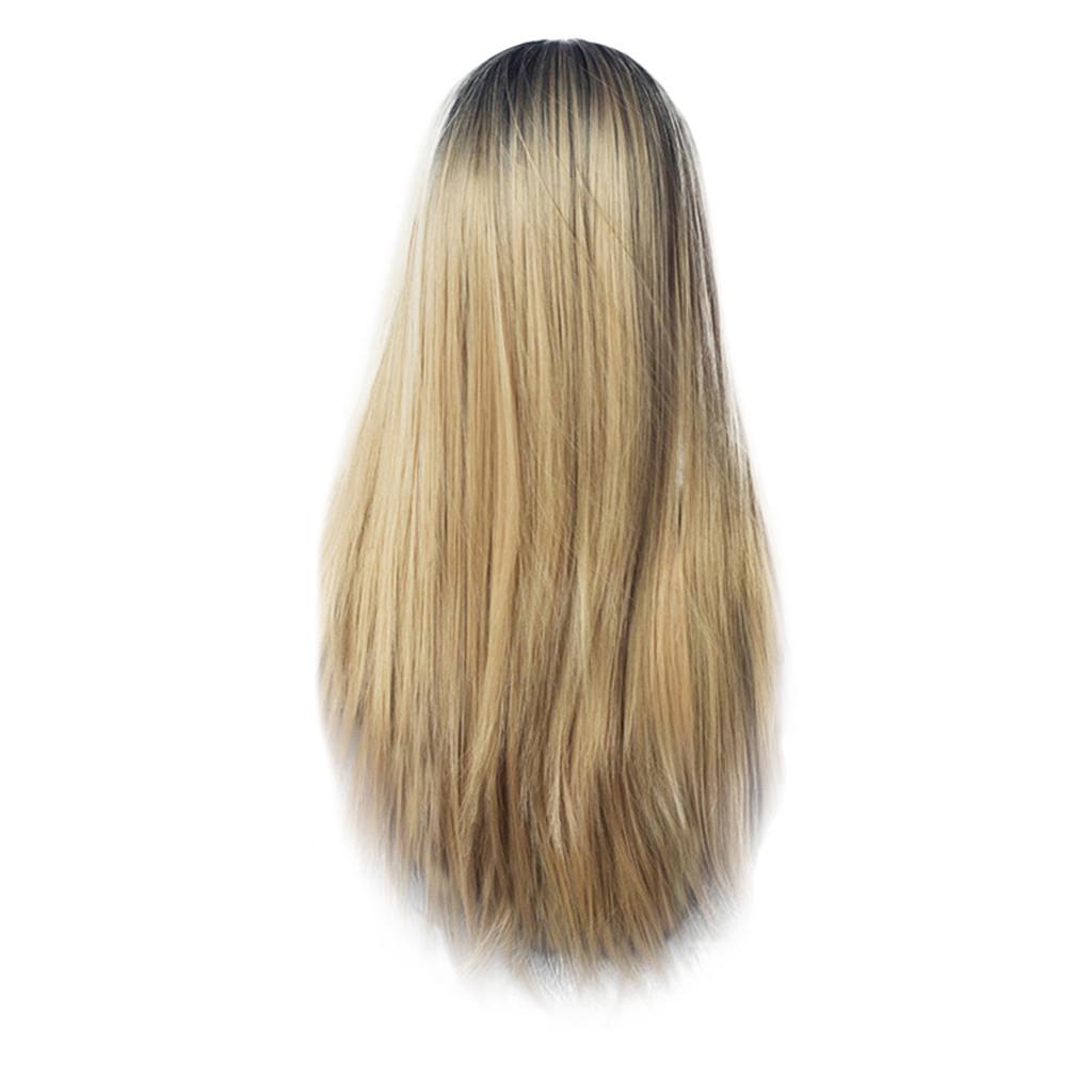 Suda Women Premium Delux Synthetic Wig Long Straight Hair Cosplay Party ...