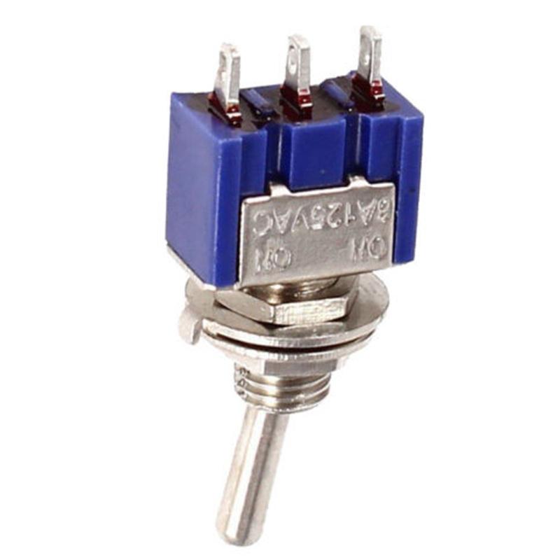 Buy 1pcs Mini MTS-102 3-Pin SPDT ON-ON 6A 125VAC Toggle Switches at ...