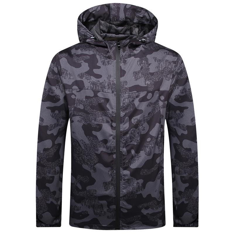 Cumpără Men 'S Jacket Autumn Fashion Solid Color Camouflage Jacket | Joom