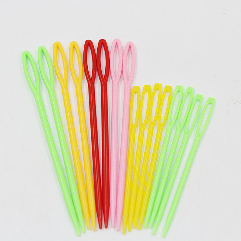 Satın alın 16PCS Plastic Knitting Needles Sewing Tool Needlework Needle ...