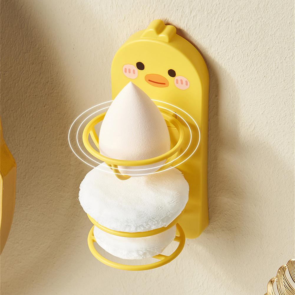 Buy No Trace Wall-mounted Beauty Egg Rack Powder Puff Storage Rack ...