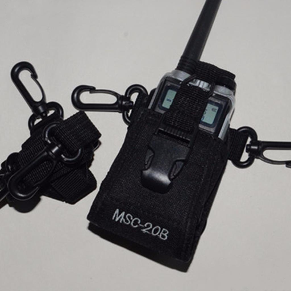Buy MSC-20B 3 in 1 Universal Nylon Pouch Case Bag For Baofeng Walkie ...