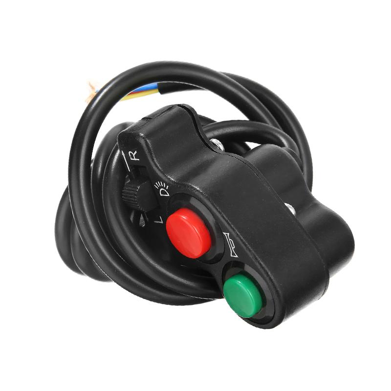Buy Motorcycle 3in1 Horn Turn Signal Light Switch Fit For 7/8 Handlebar ...
