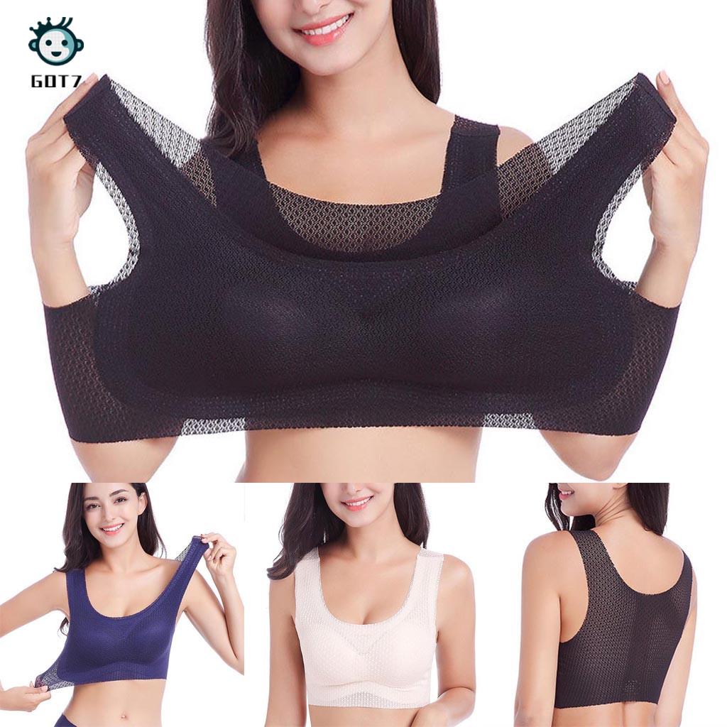 Women Sexy Breathable Sports Bra Wire Free Bra-buy at a low prices on ...