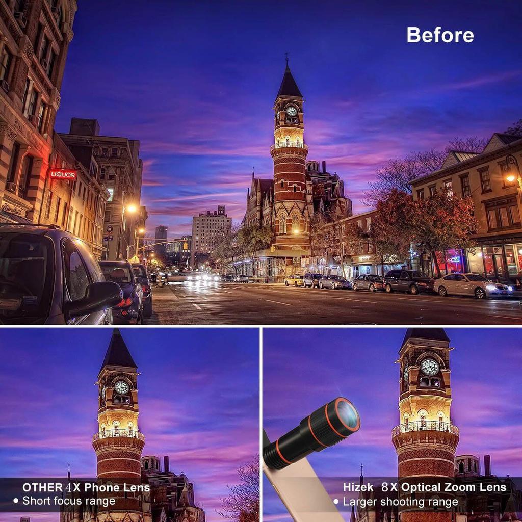 Buy 14x HD Optical Zoom Camera Telescope Lens With Clip For iPhone ...