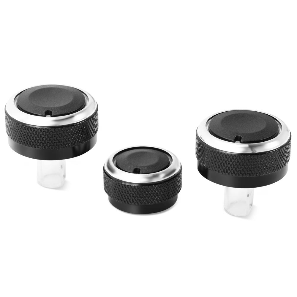 Cheap 3pcs per set Aluminum Alloy Car Styling Air Conditioning Knob AC ...