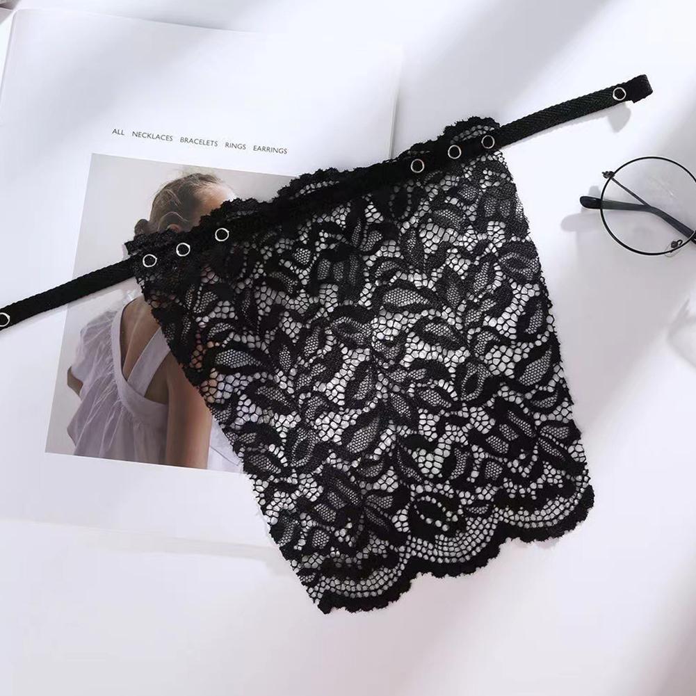 Buy Lace Privacy Anti Peep Invisible Bra Modesty Panel Invisible Covers ...