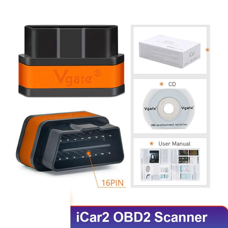 Buy Bluetooth OBD2 Diagnostic tool Bluetooth OBD 2 Scanner Mini for ...