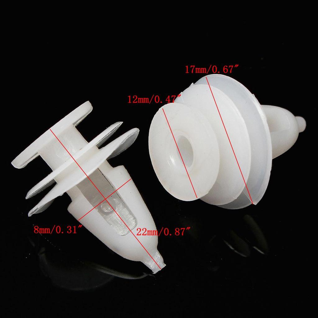 Buy 10Pcs Universal Door Panel Retainer Plastic Car Panel Interior Card ...